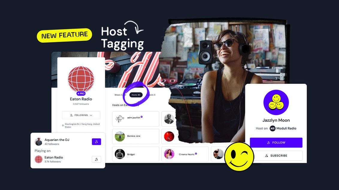 Introducing Host Tagging! by Mixcloud | Mixcloud