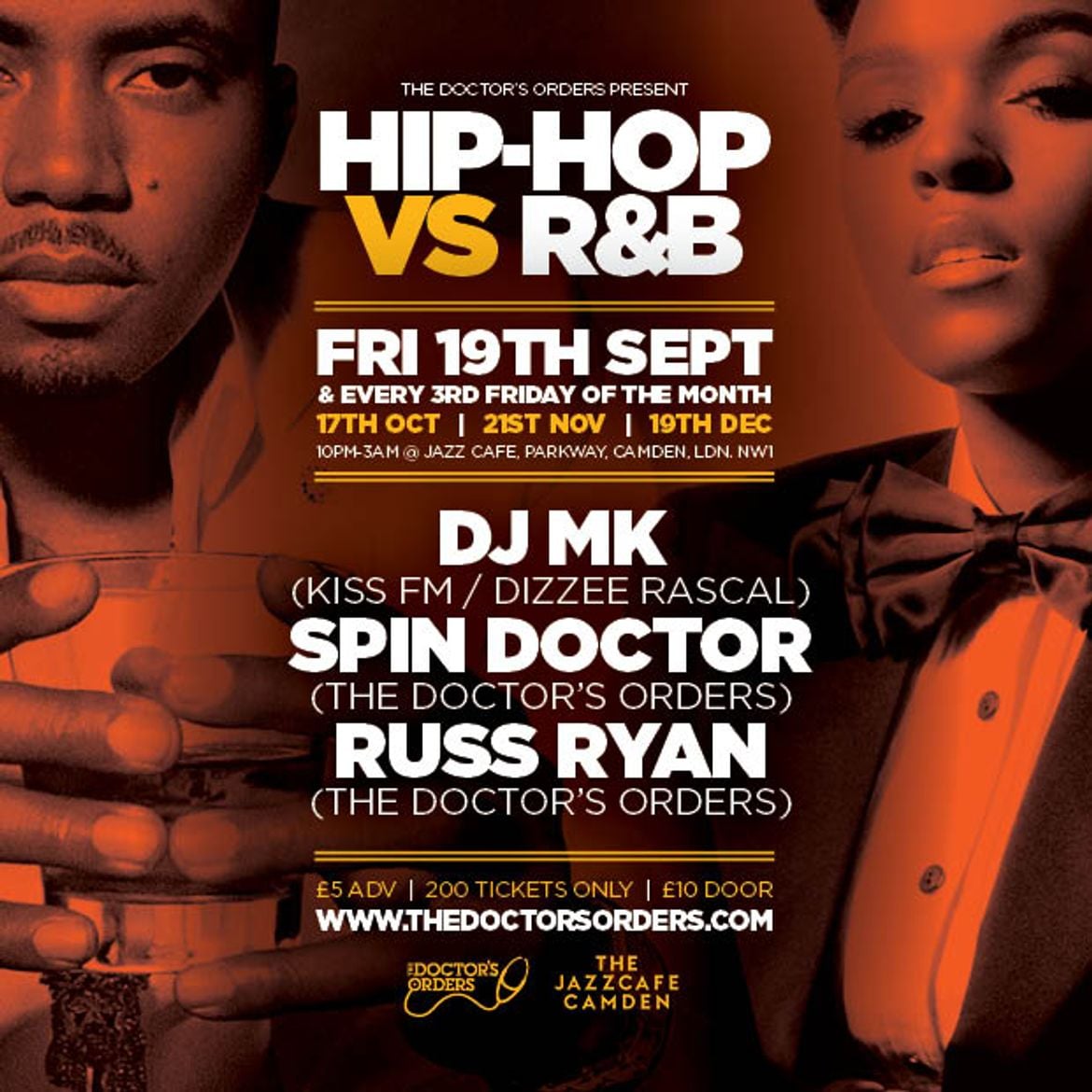 Hip-Hop vs R&B - The Duets - Mixed by Spin Doctor by The Doctors Orders ...
