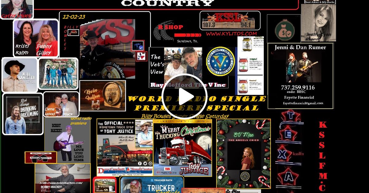 BILLY BOWLES SWINGING COUNTRY, 12-2-23, WRP SINGLE SPECIAL , BOBBY ...