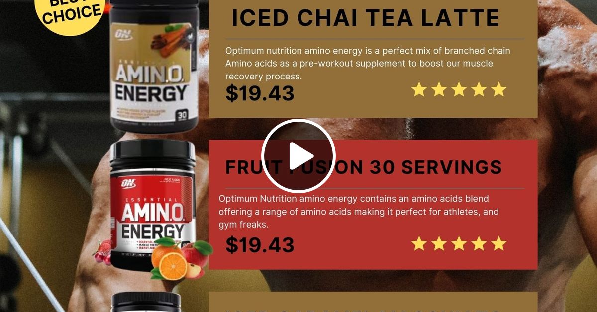 A Closer Look At Ingredients Of Optimum Nutrition Amino Energy by ...