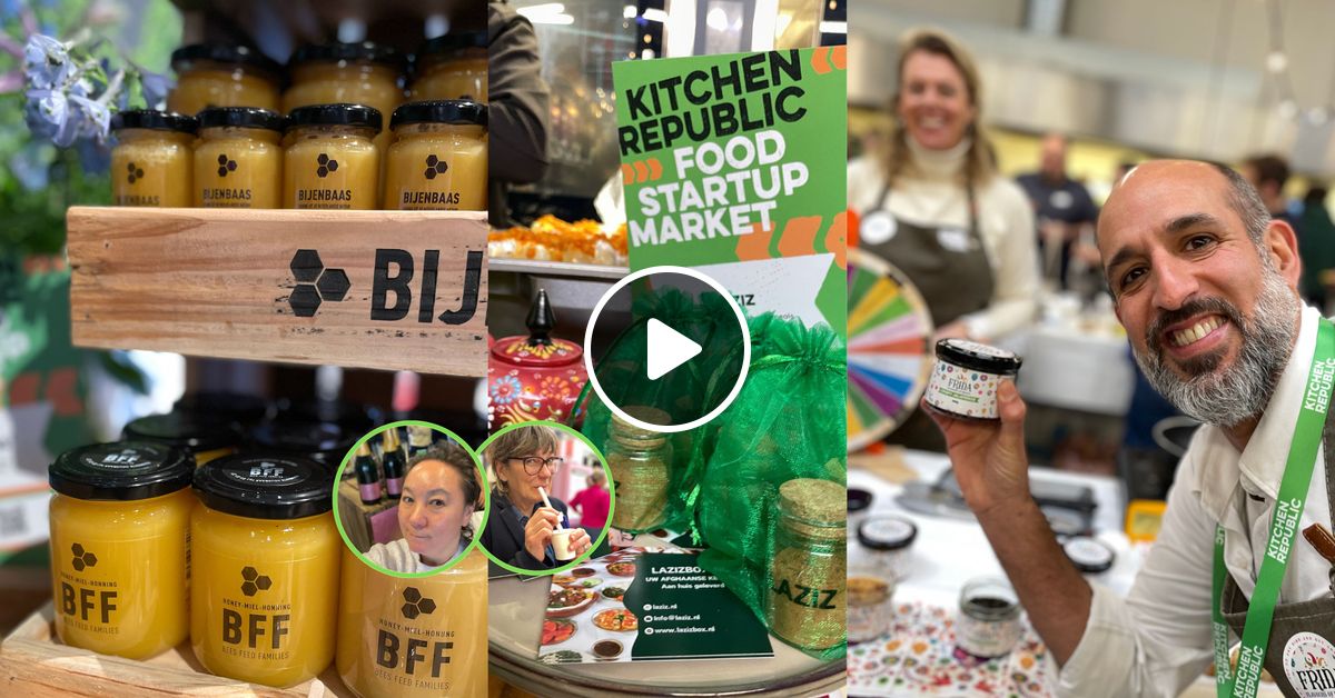 Geli & Cathy's food & drink discoveries from the Startup Market 2025 | Amsterdam Kitchen series ...