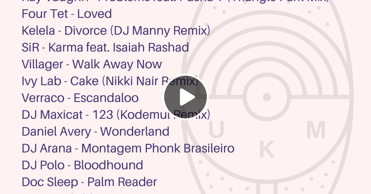 U Know Me Radio #389 | SiR | Ivy Lab | DJ Polo | Doc Sleep | Lefto Early Bird | Kelela | OPAR ...