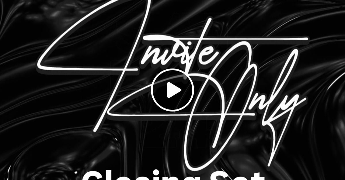 Anthony Pappa Closing Set @ Invite Only Melbourne 24th May 2025 by ...