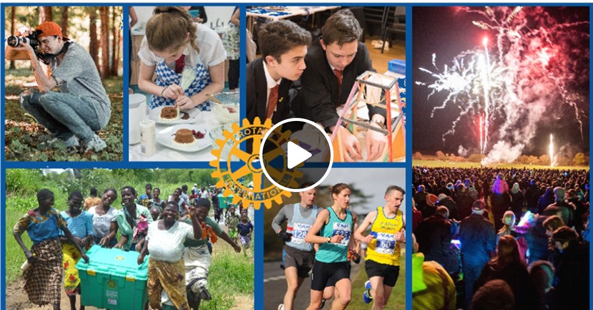 Paul & Rollo tell Leslie about Berkhamsted Rotary's Half Marathon ...