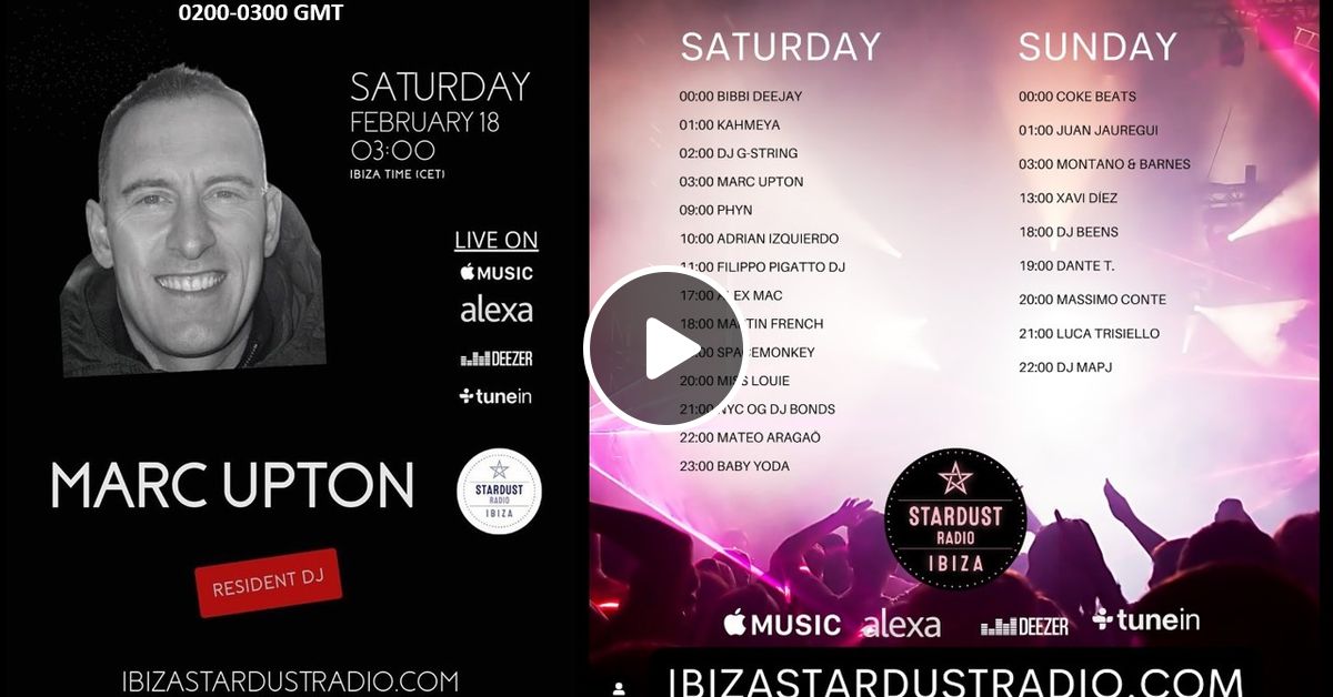 Marc Upton Labyrinth by Ibiza Stardust Radio | Mixcloud