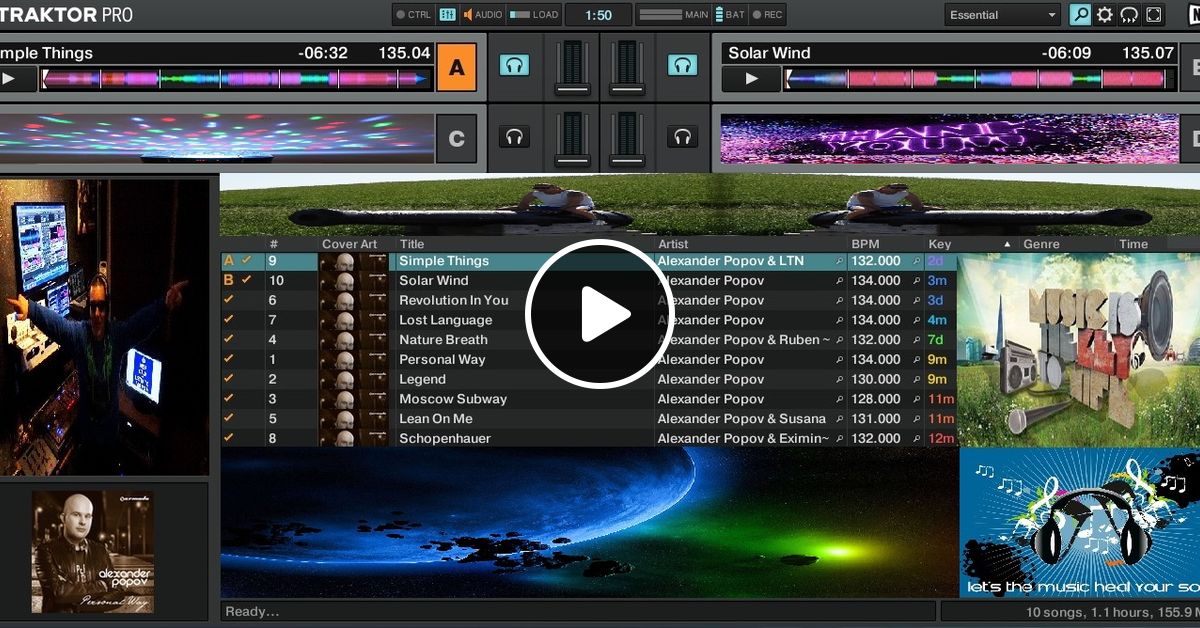 Fab vd M Presents A Trip To The Trance World Alexander Popov (Studio ...