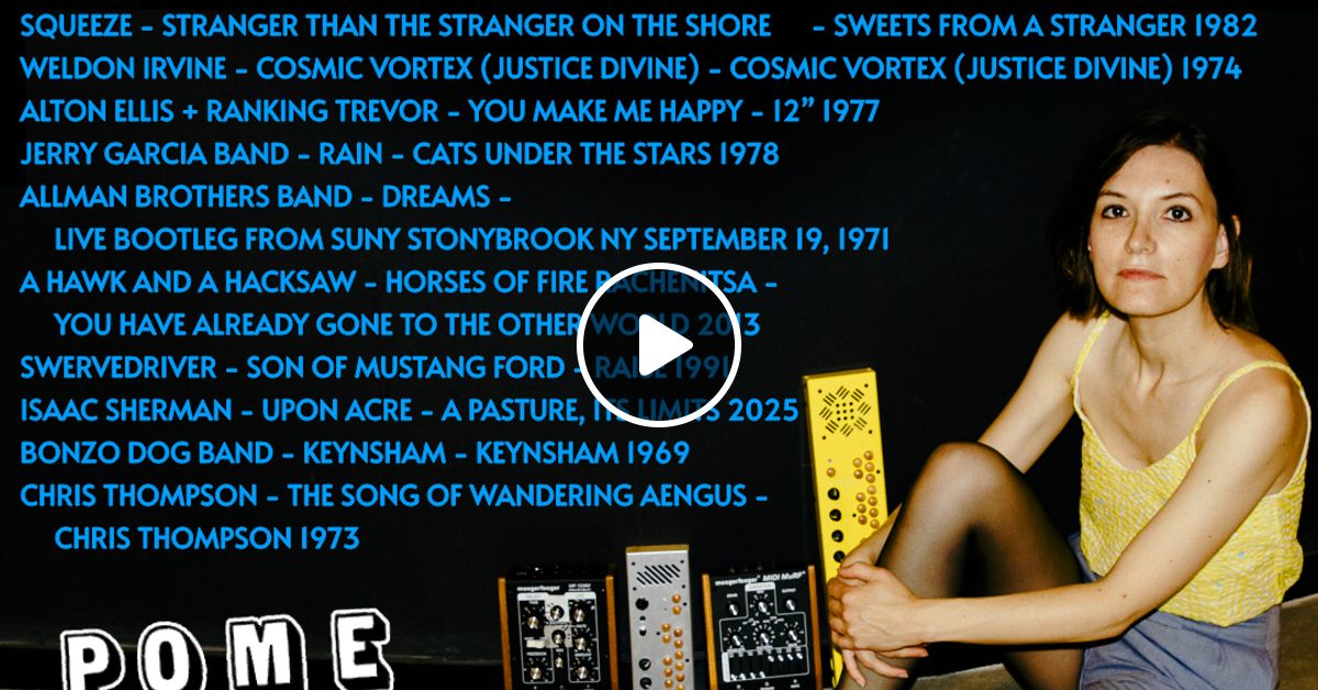 Pome Pome Tones with Jeffrey Alexander - 6 November 2025 by Pome Pome Tones | Mixcloud