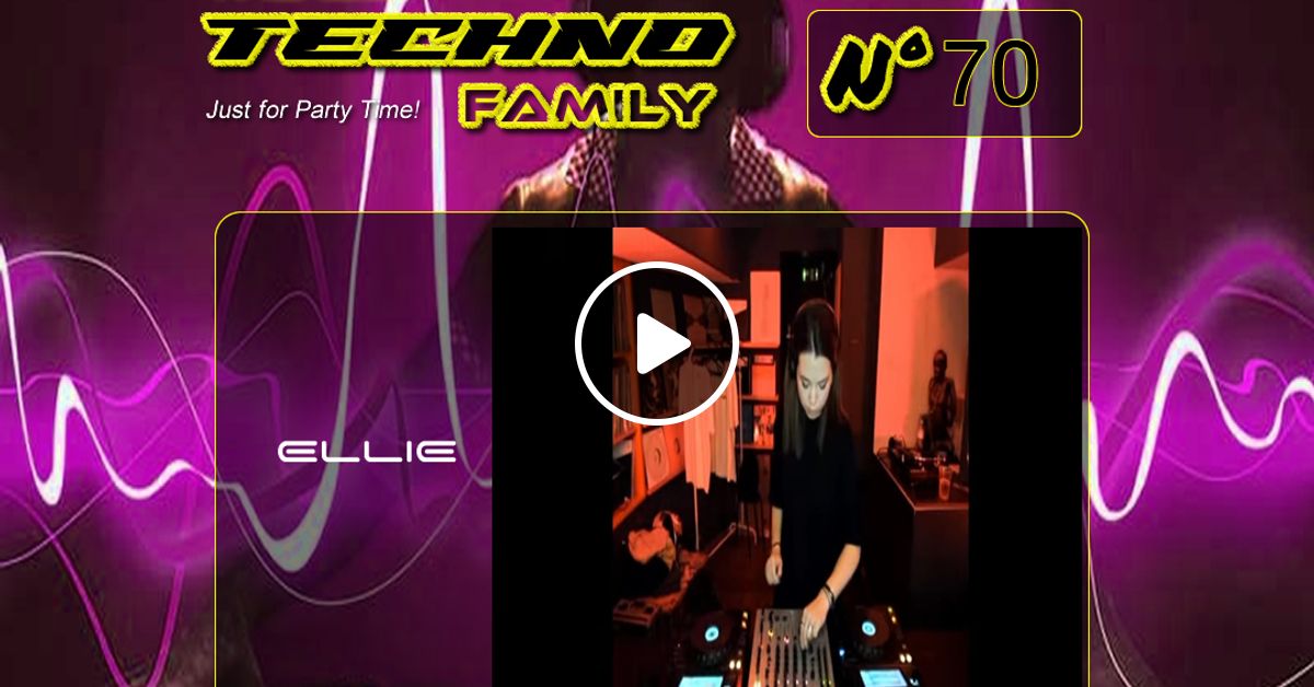 THE BIG TECHNO FAMILY 70 "Guest Mix Techno By Ellie" Radio TwoDragons 4.8.2023 by Darksnakecth ...