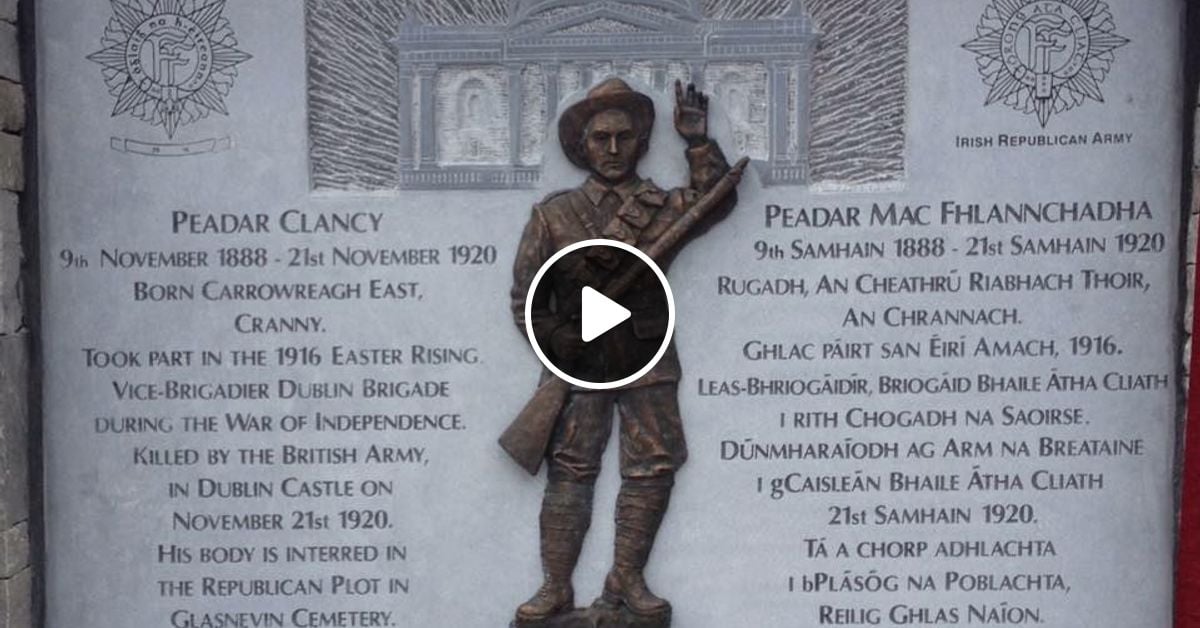 Official unveiling of Peadar Clancy Memorial July 16th 2016 by Paul ...