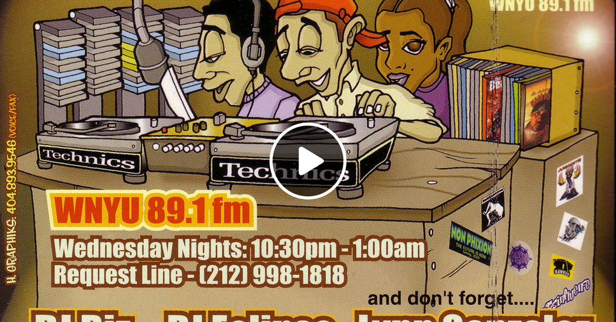 The Halftime Show w/DJ Riz & DJ Eclipse 89.1 WNYU March 4, 1998 (1st ...