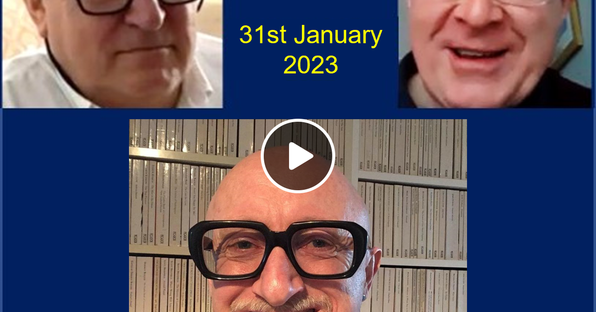 31st January 2023 Programme - Interview author Nicholas Royle by ...