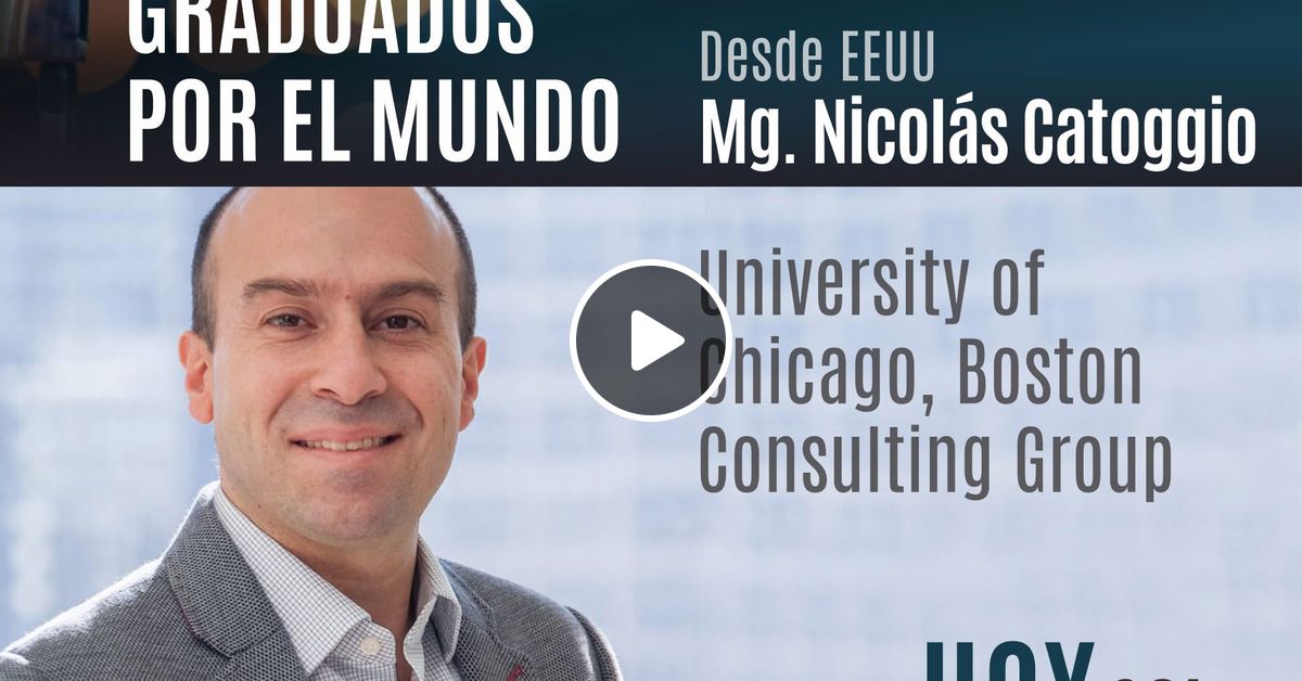 Graduados por el mundo FCE UNLP. Nicolás Catoggio University off ...
