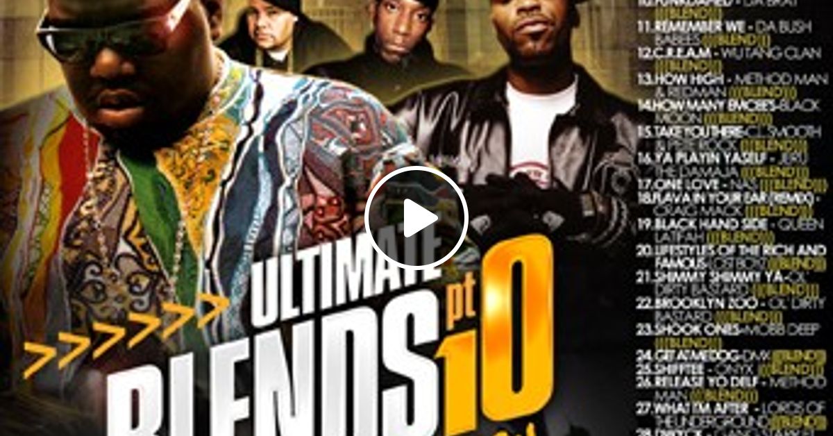 DJ Danny Dee - Ultimate Blends Pt. 10 " 90's Hip-Hop Edition " by J ...