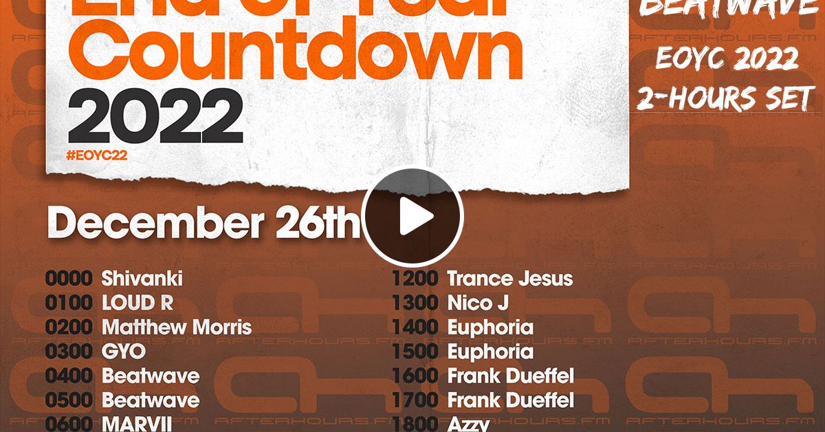 Beatwave - AH.fm EOYC 2022 set by Beatwave | Mixcloud