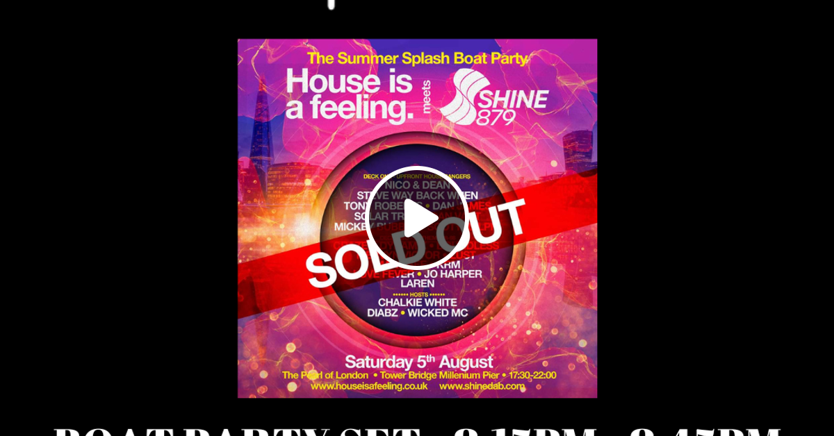 MICKEY BUBBLE -LIVE FROM SOLD OUT 'HOUSE IS A FEELING' + 'SHINE879 DAB ...