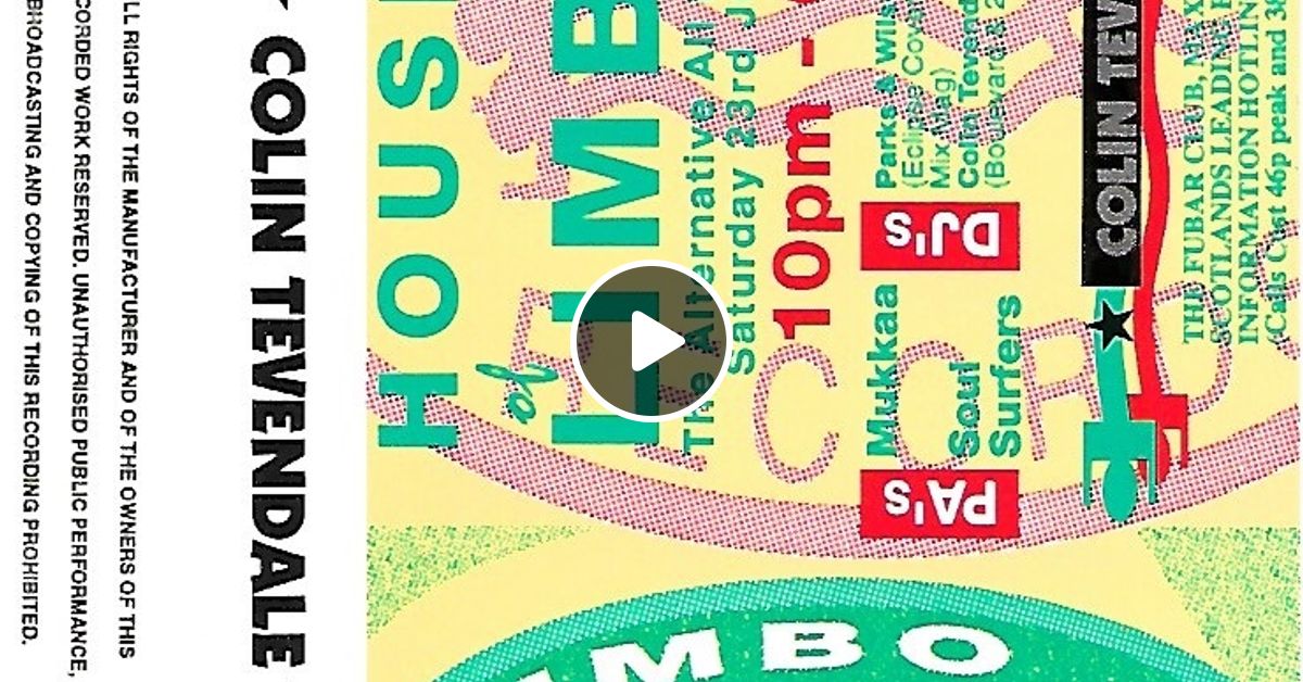 ~Colin Tevendale @ The Fubar~ by OlD sKoOl RaVeRs UnItE! | Mixcloud