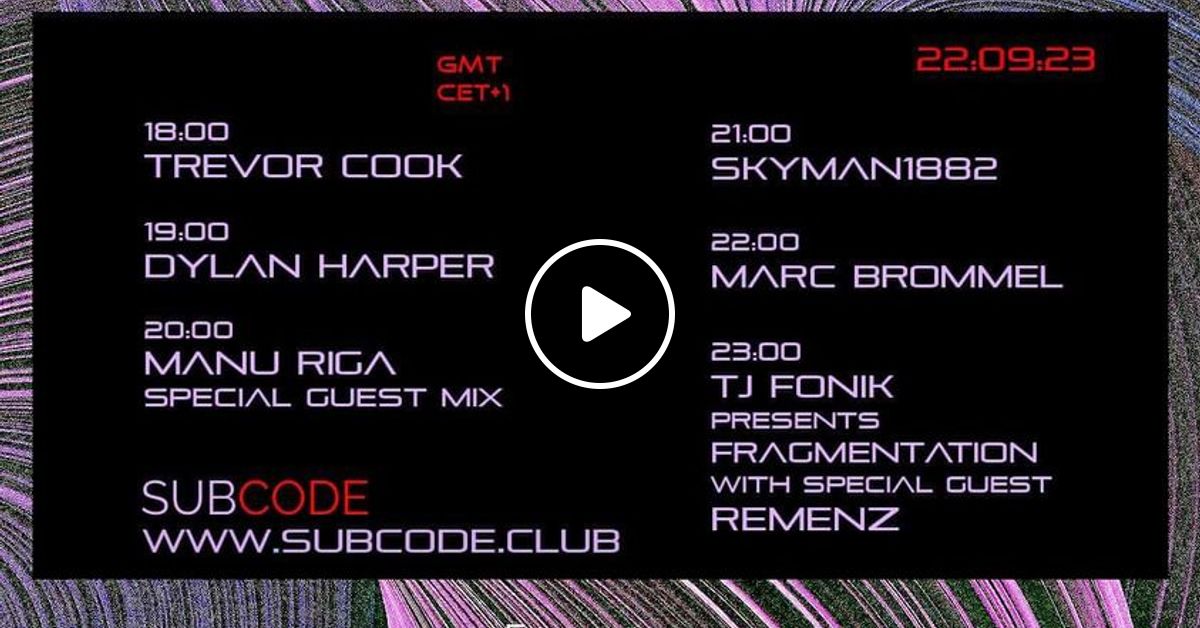 Marc Brommel - The Residency: September Edition by Subcode Underground Radio | Mixcloud