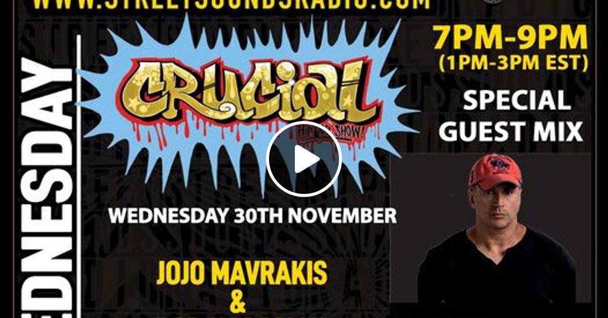 Crucial Hip Hop Show with Jojo Mavrakis & Rob Hardman / guest Kurtis ...