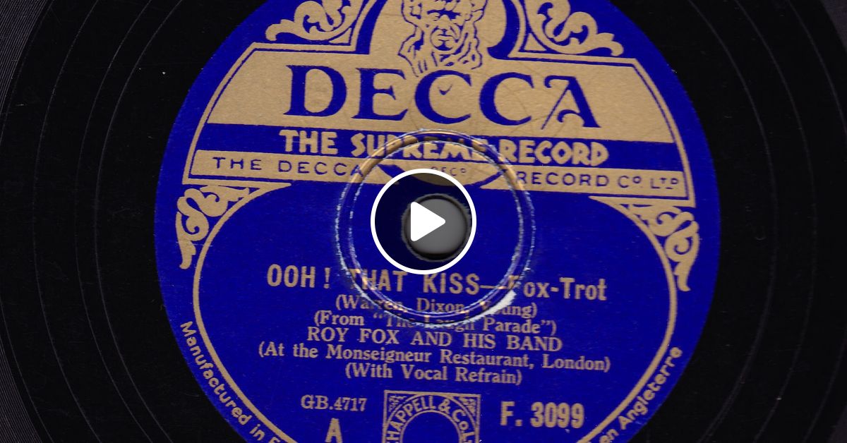Kissing on 78s The Kipper the cat Show on Cambridge Radio October 7th ...