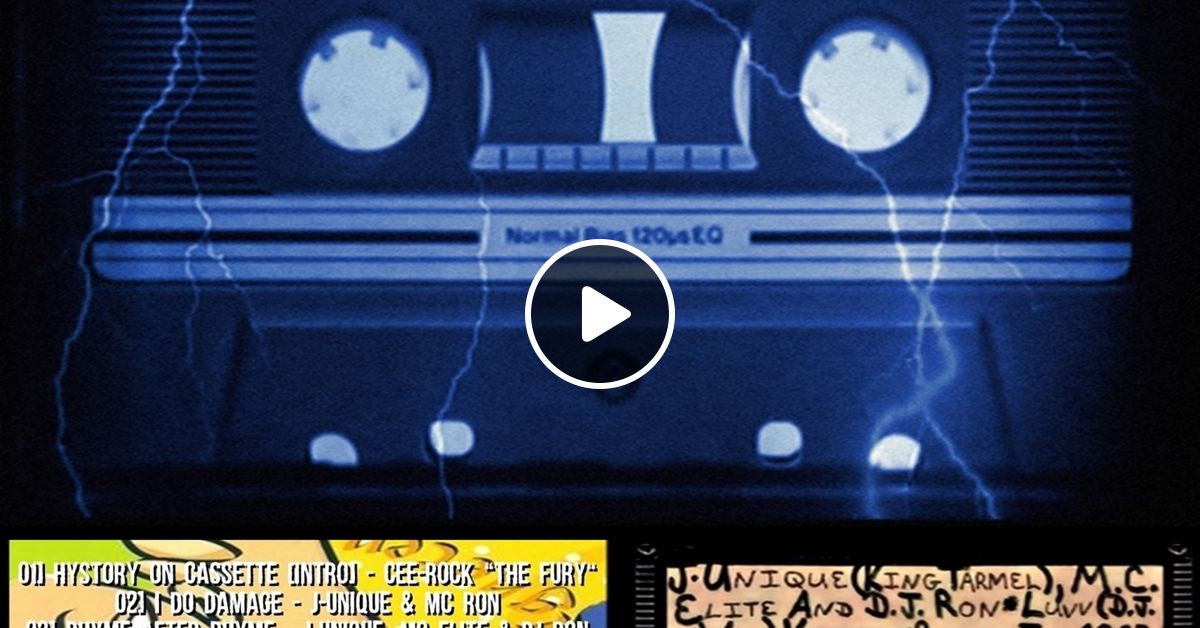 J-UNIQUE (a.k.a. KING TARMEL), MC ELITE & DJ RON Kickin' Rhymes in 1987 ...