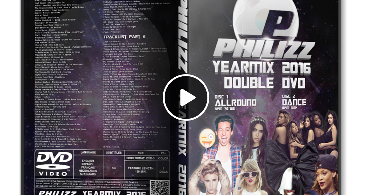 Philizz Video Yearmix 2016 Part 1+2 by Philizz | Mixcloud