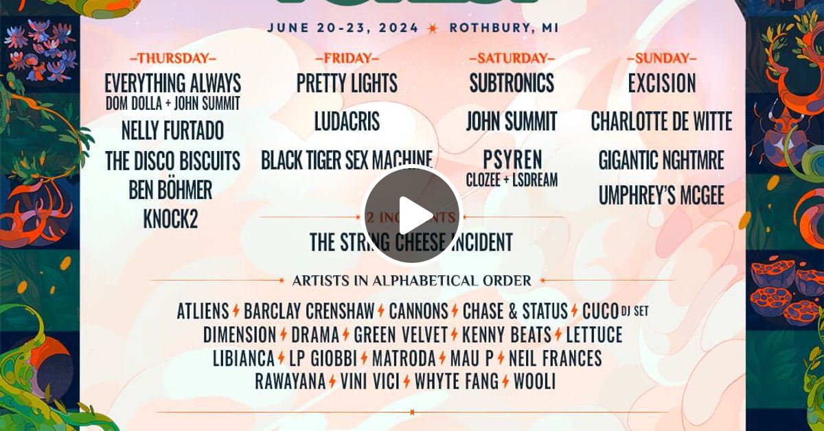 Caspa 6/21/24 Bassrush Takeover @ Tripolee, Electric Forest 2024 by ITC ...