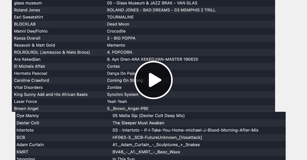 #1061 NEW VERSES GT / OYE MANNY / ROLROLROL / KASSA OVERALL / MANNI DEE / JASMIN by Lefto Early ...