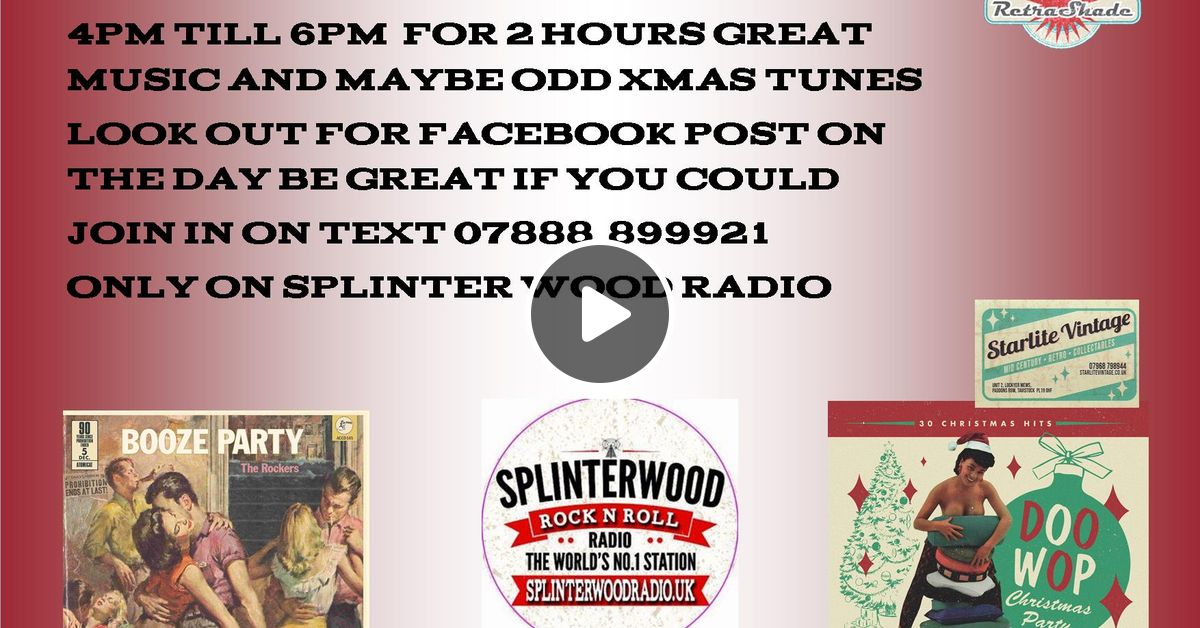 BIG BALD BOPPER SPLINTER WOOD RADIO 12/12/23 by Dave big bald bopper ...