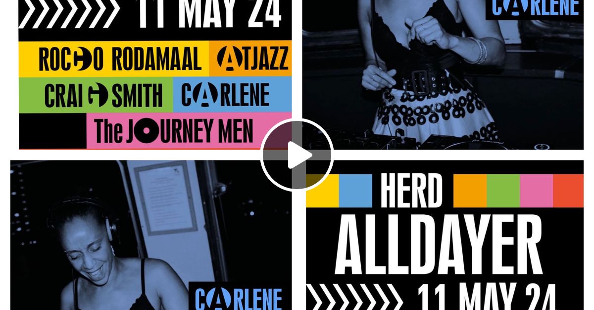 Carlene LIVE @ Herd Alldayer - 11/05 with Rocco, Atjazz, Craig Smith ...