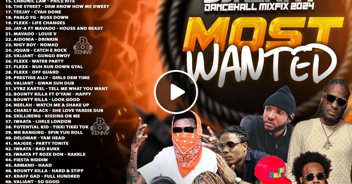 Dancehall Mix 2024, Most Wanted Ft Popcaan, Masicka, Ding Dong, Mr Banging, Delomar, Najgee ...
