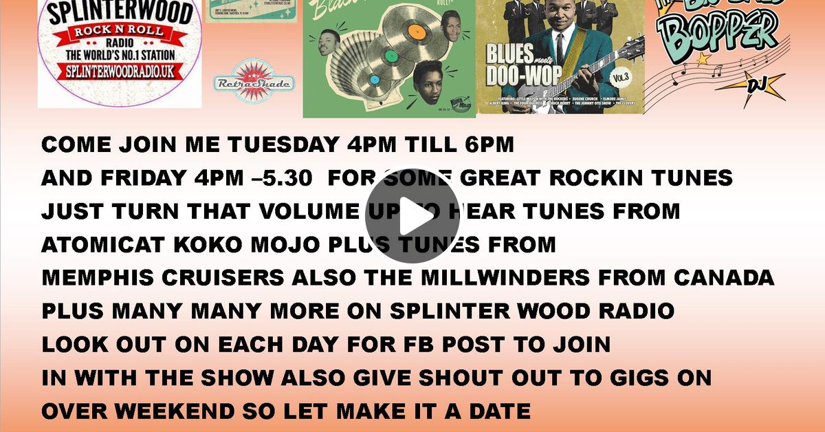 BIG BALD BOPPER SHOW SPLINTER WOOD RADIO 23/1/24 by Dave big bald ...