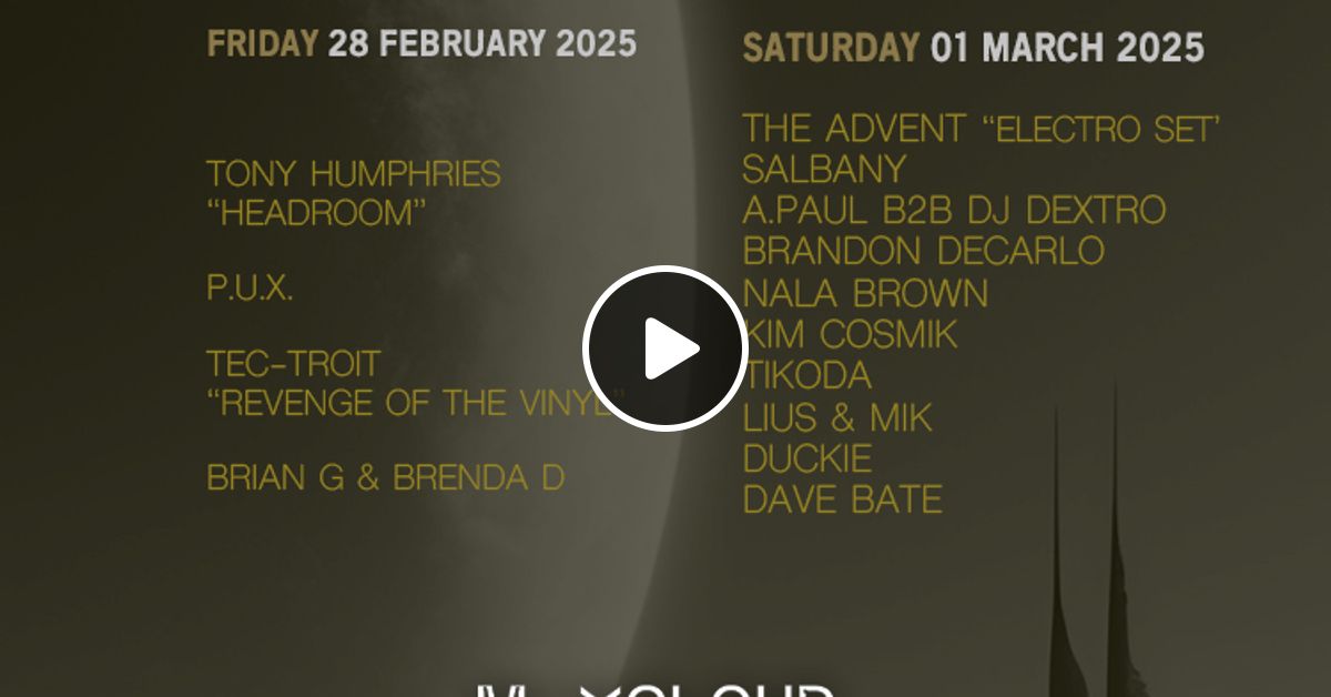 Duckie - March 1st, 2025 -techno-club.net by techno-club.net | Mixcloud