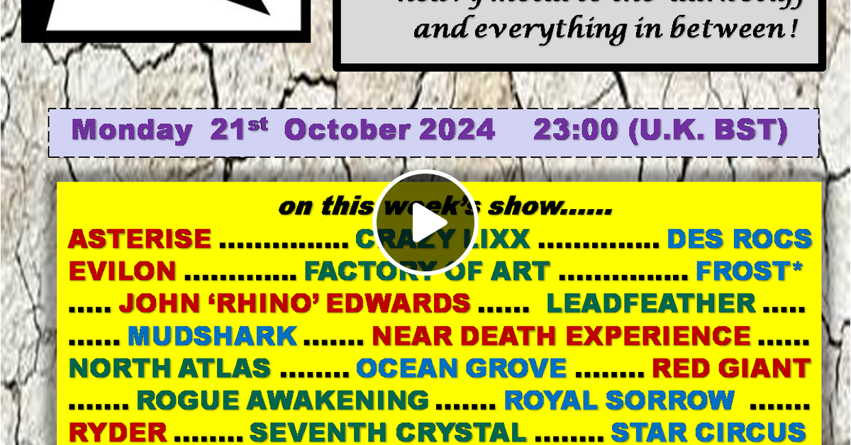 Breaking Rockshow on Forest FM 21-October-2024 by BreakingRock | Mixcloud