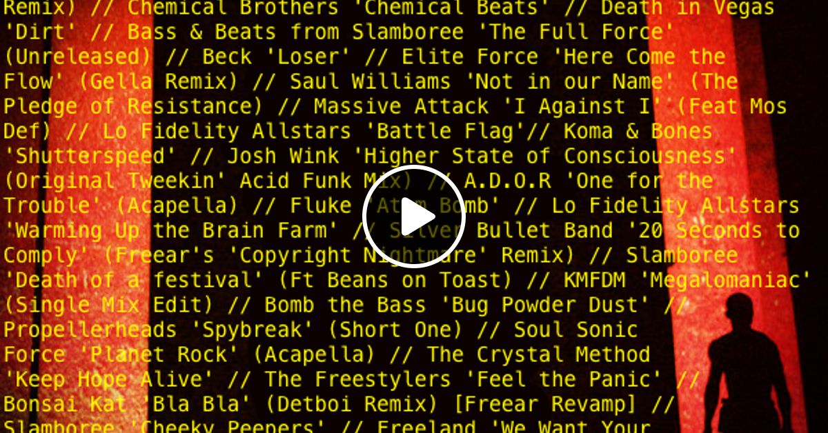 Slamboree 'Breakbeat Origins' Mixtape by Mike Freear (Slamboree) | Mixcloud