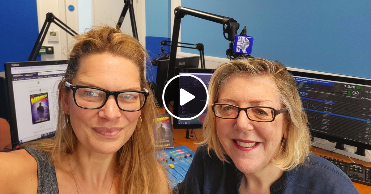 Julie Anderson in the studio with Hazel talking about 'The Midnight Man'! by Riverside Radio ...