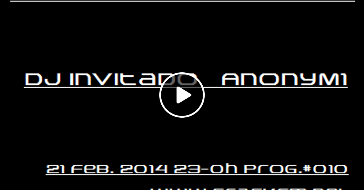 Vilasónica Sessions Prog. #010 by AnoniM by Vilasonica RadioShow | Mixcloud