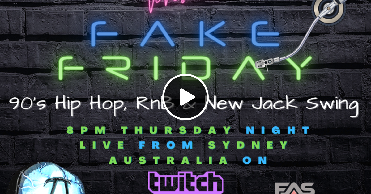 Fake Friday! All VINYL 90's Hip Hop, New Jack and RnB by beLLa | Mixcloud