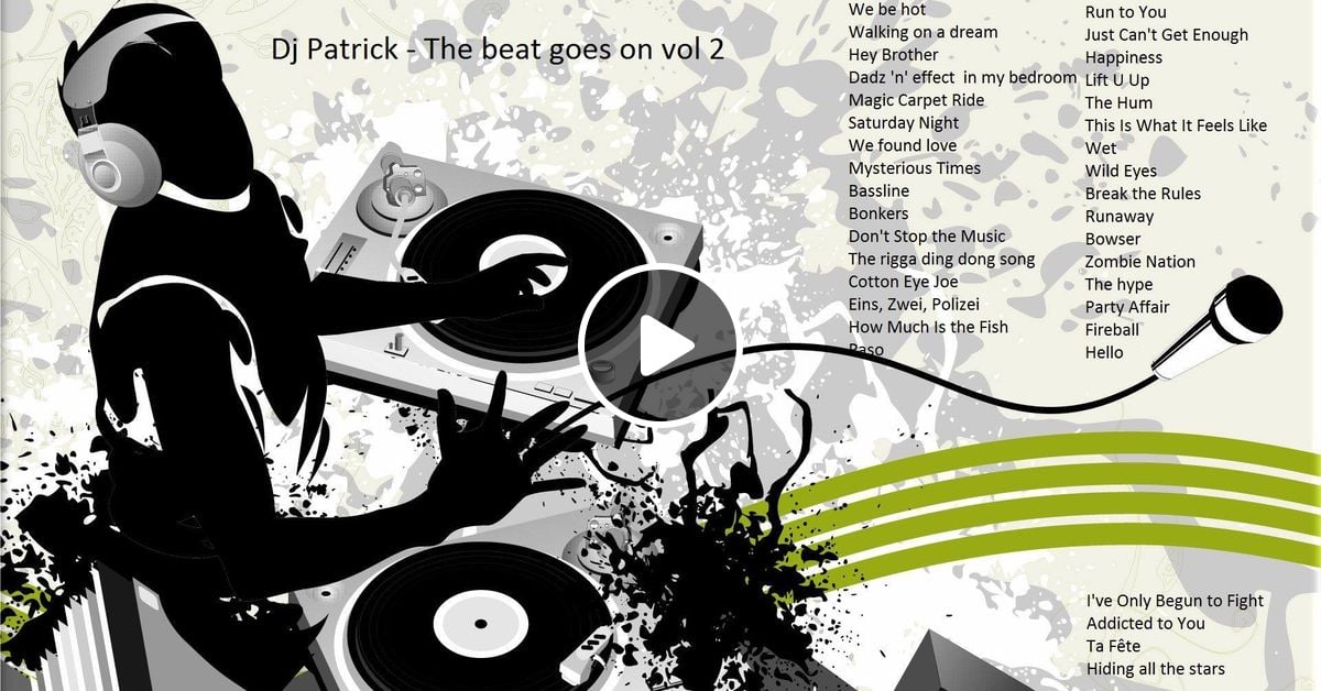 Dj Patrick - The beat goes on vol 2 by Dj PaTrick B | Mixcloud