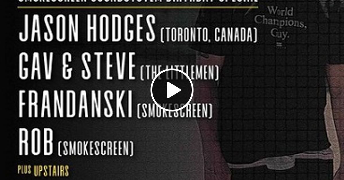 Jason Hodges (Junction Style music) @ Smokescreen Soundsystem Hidden ...