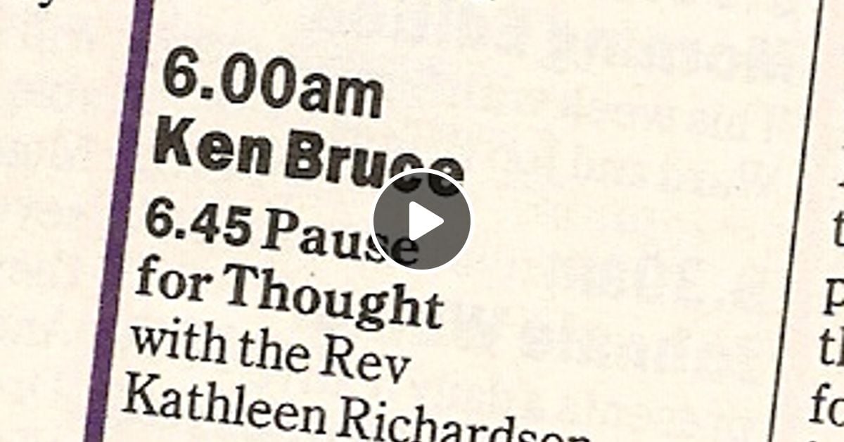 Ken Bruce 17 December 1991 by Andy Walmsley | Mixcloud