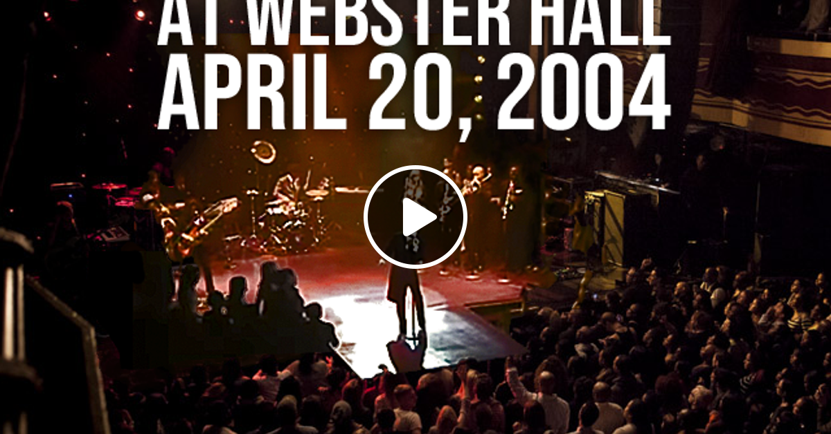 PRINCE - LIVE AT WEBSTER HALL 2004 by everlastingnow | Mixcloud