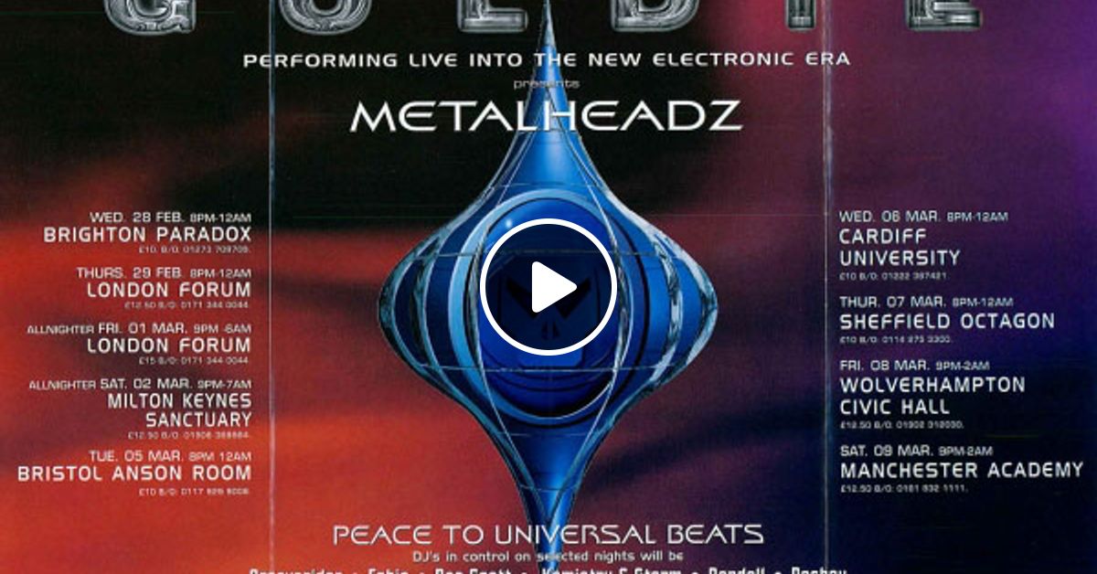 Goldie presents Metalheadz Tour 96' @ Wolverhampton Civic Centre ...