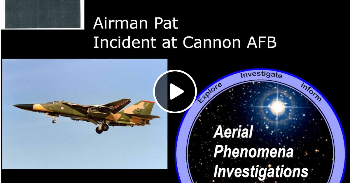 Conversation 20 - Airman Pat at Cannon AFB in the 70s by API Case Files ...
