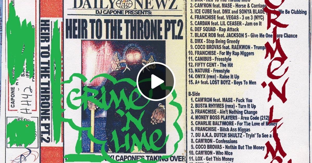 Dj Capone - Heir to the throne pt. #2 Side A by grimeandlime | Mixcloud