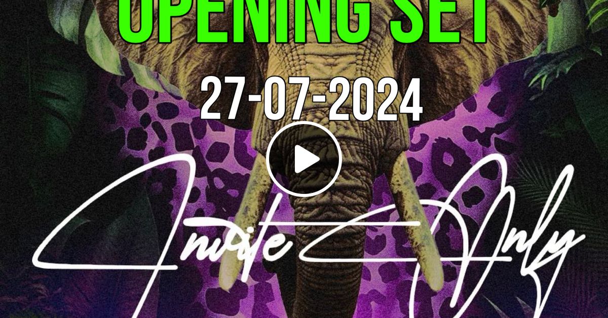 Anthony Pappa Opening Set @ Invite Only Melbourne 27th July 2024 by ...