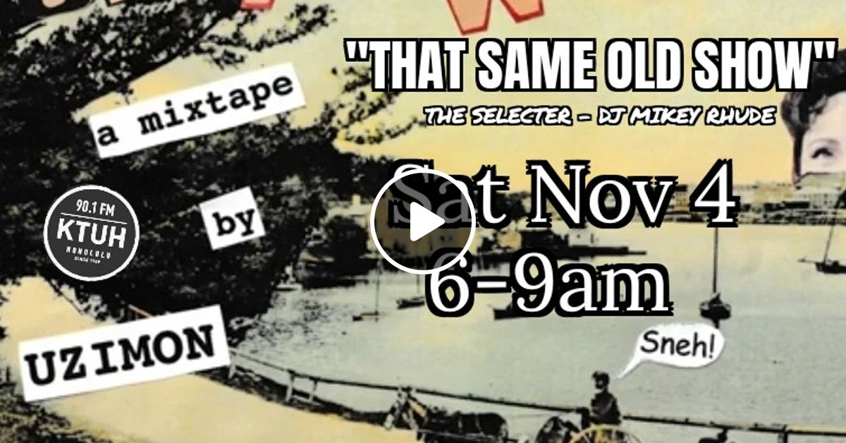 That Same Old Show #144 - Uzimon by Mikey Rhude | Mixcloud