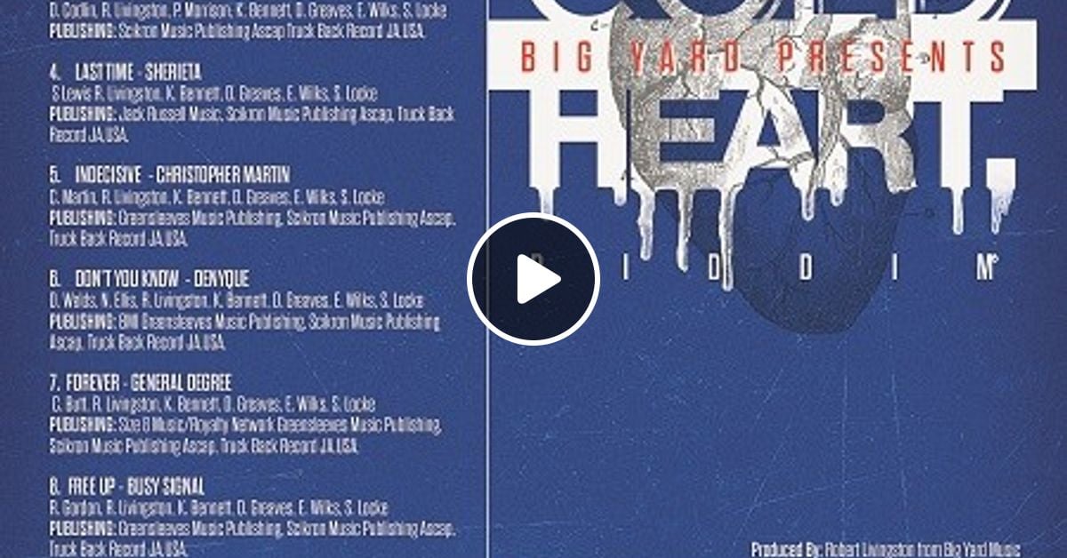 COLD HEART RIDDIM MIX by SafarisoundsEnt Ras | Mixcloud