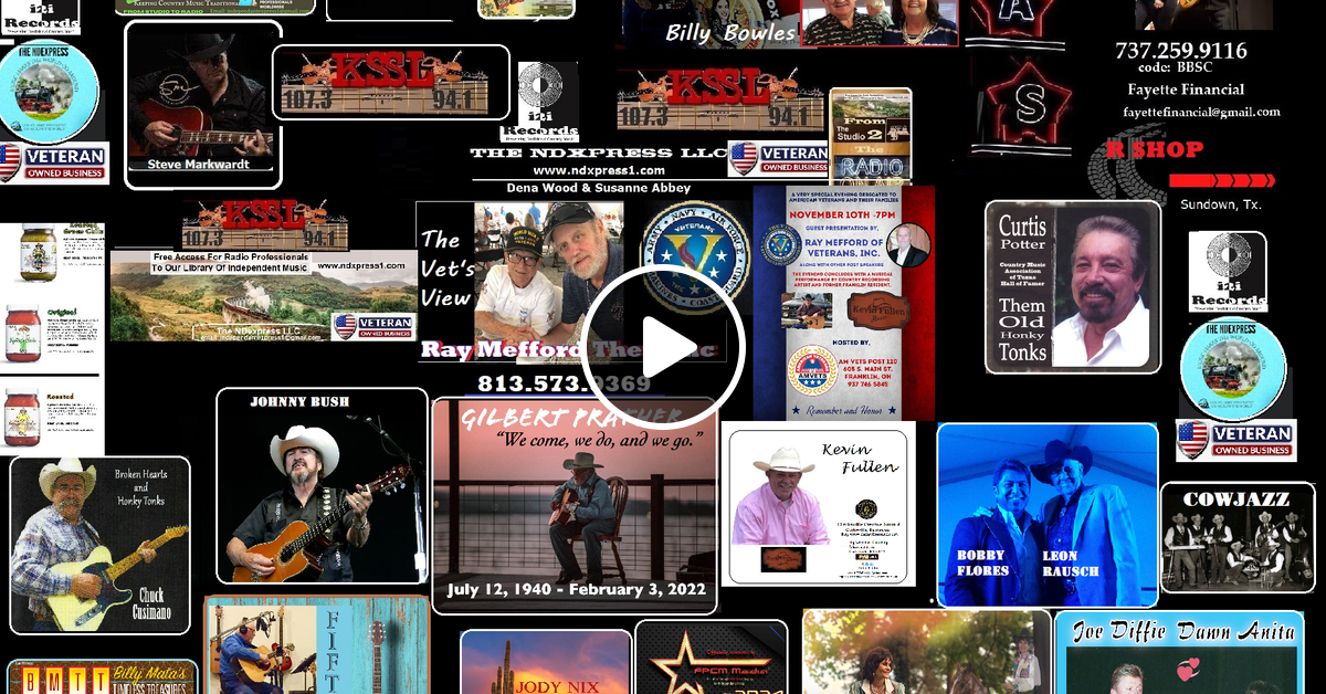 BILLY BOWLES SWINGING COUNTRY, KSSL RADIO, SLATON, TEXAS 10-21-23 by ...