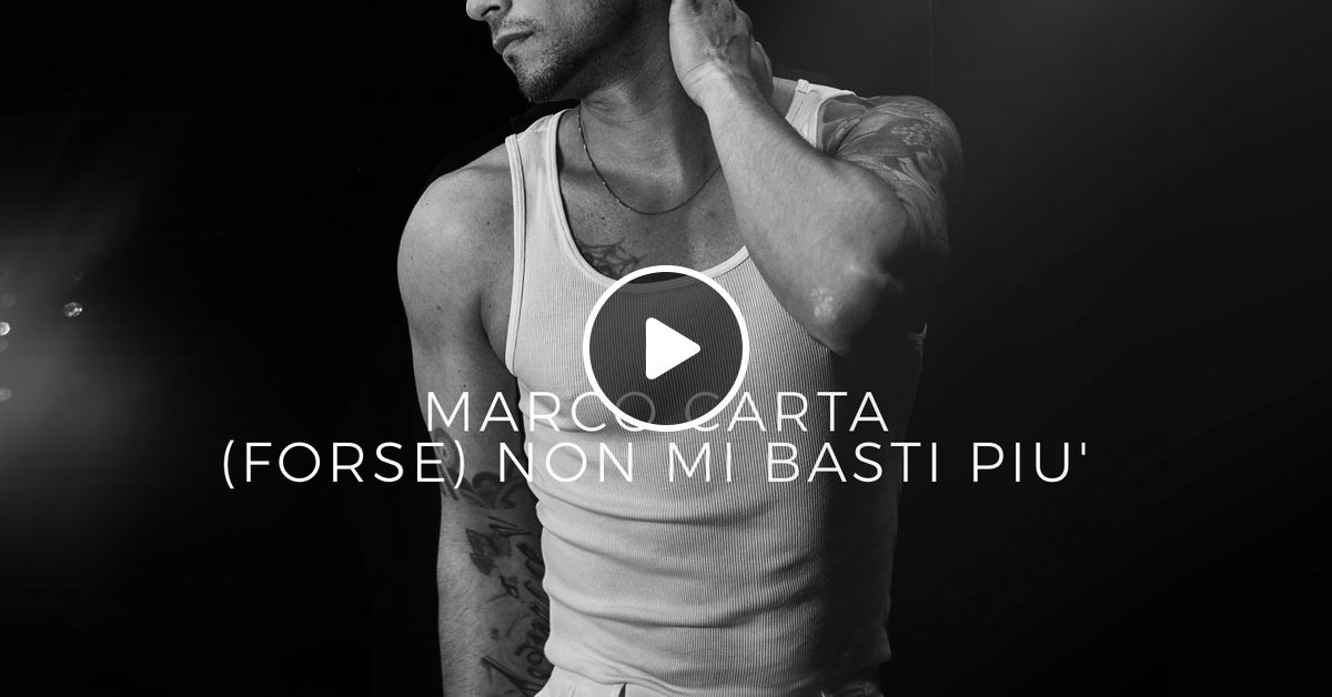 MARCO CARTA INTERVISTA TELEFONICA PRESENTAZIONE "FORSE NON MI BASTI PIU ...