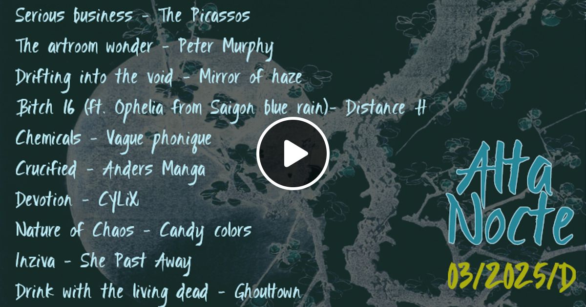 Alta Nocte March 2025 D By Alta Nocte Mixcloud